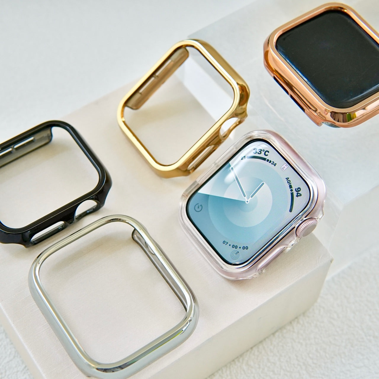 "Light Metallic" Metallic Apple Watch Frame – gaacal