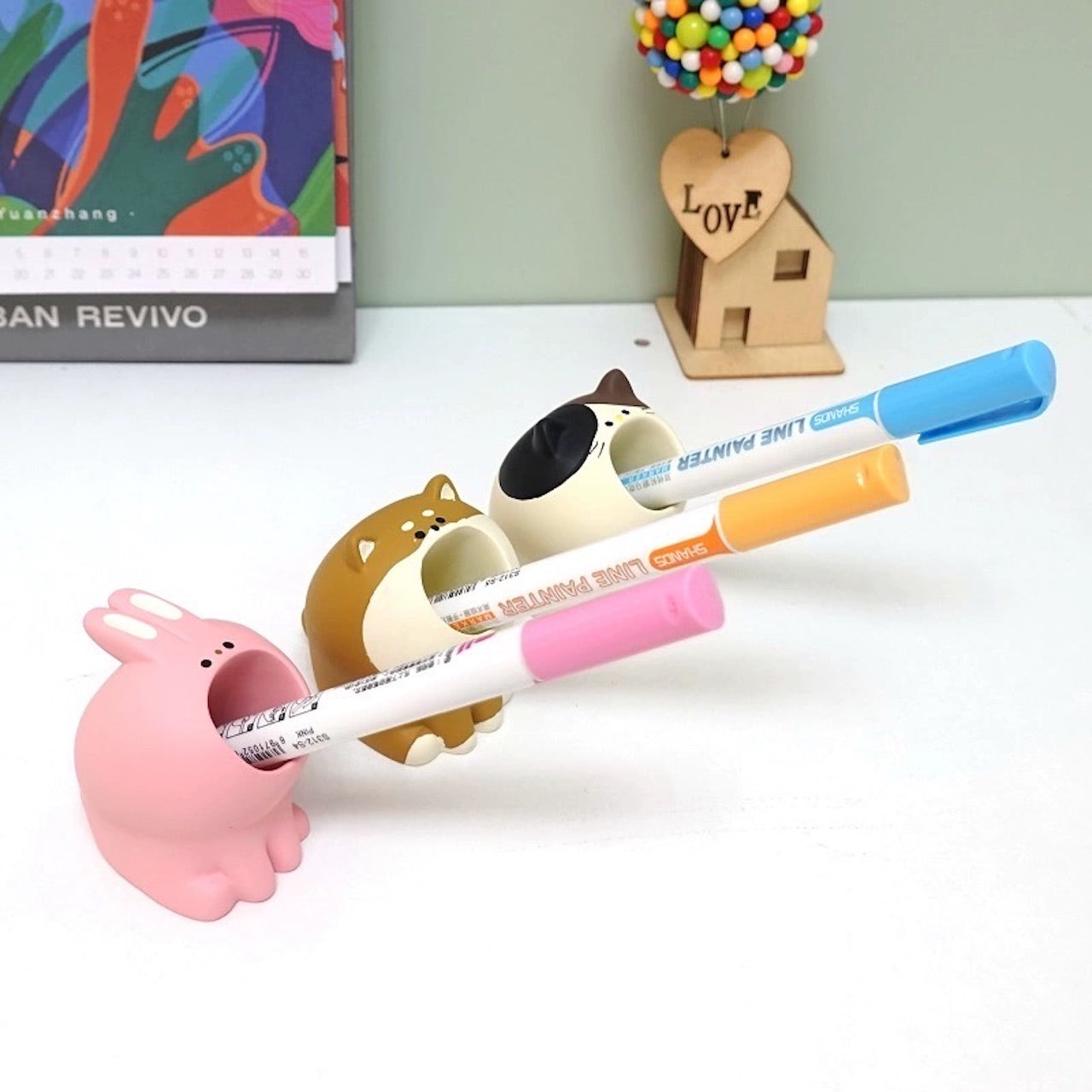 "Healing" Animal-shaped Pen Stand – gaacal
